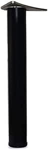 REJS 4 x 870mm Adjustable Black Breakfast Bar Worktop Support Table Leg ...