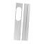 Portable AC Window Seal Kit with Round Coupler, Telescopic Sliding Vent ...