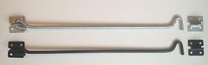 Wyre Direct Heavy Duty Extra Long Cabin Hook 450mm 18" And Eye ...