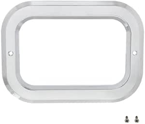 Amazon.com: United Pacific 10499 Chrome Rectangular Light Bezel : Automotive