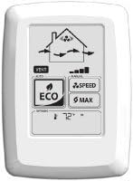 Fantech ECO-Touch Programmable Touch Screen Wall Control, Wall Timer ...