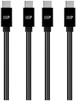 Amazon.com: Monoprice Charge and Sync USB 2.0 Type-C to Type-C Cable ...