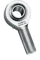 M12 Rod ends with integral self-aligning roller bearing left hand ...