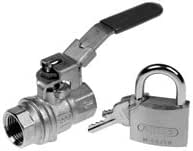 Padlock for Ball Valve F/F Lockable with Purge - Amazon.com