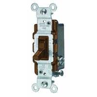 Leviton Grounding Ac Quiet Toggle Switch 3 Way 15 Amp 120 V Ivory Csa ...
