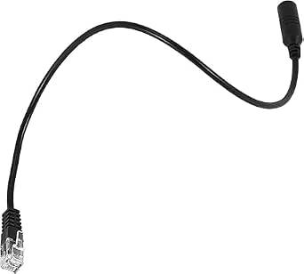 NewLuyer Phone Headset Adapter Cable, 3.5mm Plug to Female RJ9 Cable ...