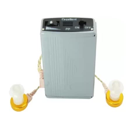Hearing Aid Pocket Model Both Ear Listening with V-Cord for Old Age ...