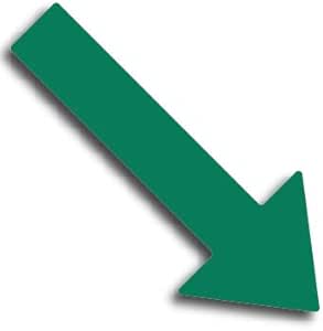 Amazon.com : 30 Pack - Large 7 Inch Directional Arrow Decal Stickers ...