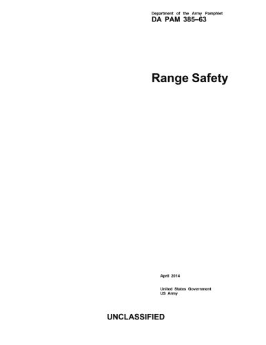 Amazon | Department of the Army Pamphlet DA PAM 385-63 Range Safety ...