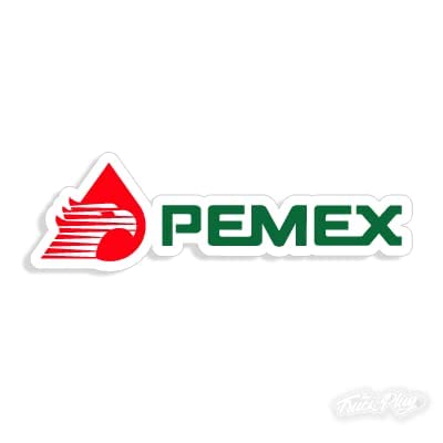 Amazon.com: Pemex Mexico Gas 12" Sticker decal White outline : Automotive