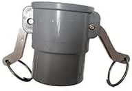 Amazon.com: 2" CLF X SOC Y PVC Coupler Camloc Adapter Female with Slip ...