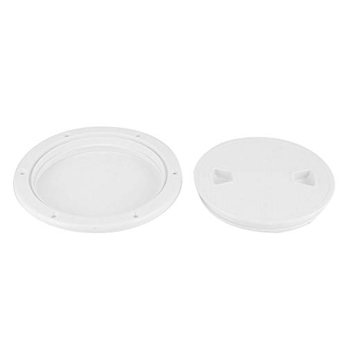 Boat Deck Inspection Hatch, 6″ Round Inspection Hatch White Circular ...