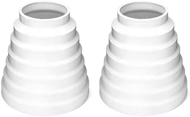 QWORK Duct Inline Reducer, 2 Pack Universal 3 4 5 6 Inch Increaser ...