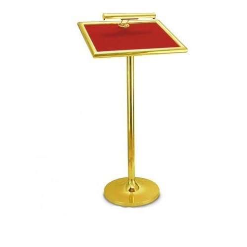 CCNOS Golden Brass Podium /Dias /Lecture stand with Mic holder For ...