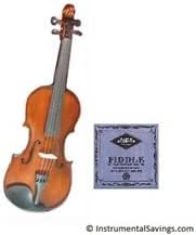 Amazon.com: Lauren 4/4 L8395/N719 Beginner Violin Outfit : Musical ...
