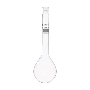Kjeldahl Flask, 500mL - 24/29 Socket Size - Long Neck, Round Bottom ...