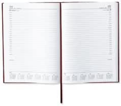 5 Star A4 2013 1 Day Per Page Appointment Diary - Red : Amazon.co.uk ...