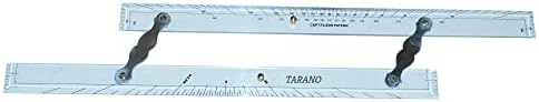 TARANO Brass Fitted Parallel Bar Ruler for Marine Navigation ...
