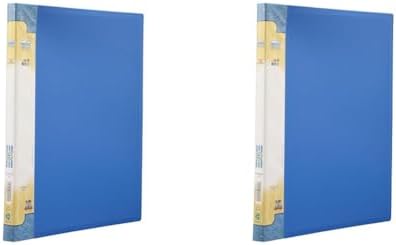 Solo PL- 301 Punchless File (Lever Clip) A4 - Blue (Pack of 2) : Amazon ...