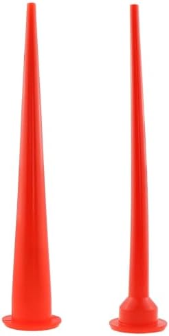 ZZHXSM 2PCS Plastic Caulking Gun Extension Plug Nozzle Tip Tool Red ...
