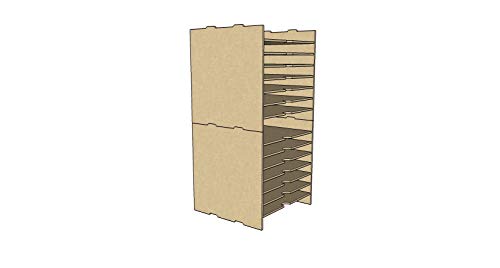 12 x 12″ Inch Paper Storage Unit for Craft etc fits Kallax Cube Storage ...