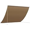 vidaXL Tenda da Sole Beige 100 x 150 cm, Tenda Moderna, Protezione UV ...