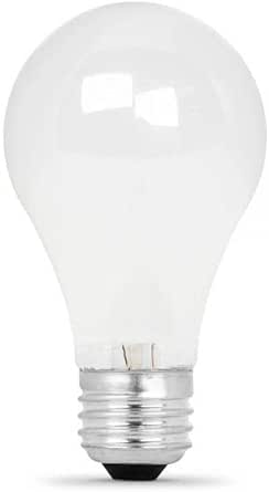 Feit Electric Q53A-W-4-RP 53W A19 Dimmable Halogen Bulb - Pack of 44 ...