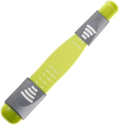 GroveEss Adjustable Wet and Dry Measuring Spoon,8 in 1 Metering Spoon ...