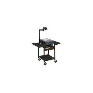 Bretford OH29E-BK Overhead Projector Cart with Electrical Unit (Black ...