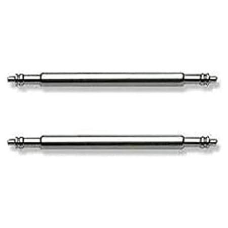 2 Stainless Steel Watch Strap Spring Bars 9mm Pins Lugs Links : Amazon ...