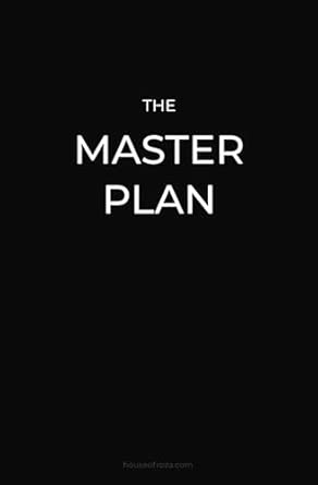 The Master Plan Executive Black: Sleek Ruled Notebook: Professional Essential for Organized ...
