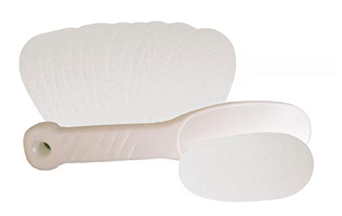 Amazon.com : Disposable Foot File Pad (white) | Includes 15 replacement ...