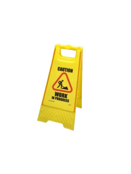 SUNSIGNS Warning Floor Stand Signage Board for Safety in Maintenance ...
