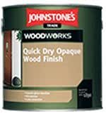Amazon.com: 2.5 LTR JOHNSTONE'S WOODWORKS QUICK DRY OPAQUE WOOD FINISH ...