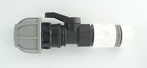 Pipe Joiner. Joins MDPE/Alkathene Solid Pipe to Snap On Hose Connector ...