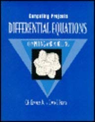 Differential Equations Computer Projects: EDWARDS: 9780135044650 ...