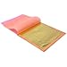 SIM GOLD LEAF 100 Feuilles d'or 24 carats sur base, taille 70 mm X 70 ...