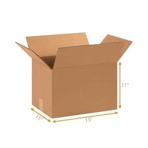 To The Packaging™ Courier Packing Corrugated Brown Box 3 Ply 15 x 11 x ...