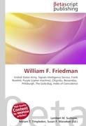 William F. Friedman: unknown author: 9786130323141: Amazon.com: Books