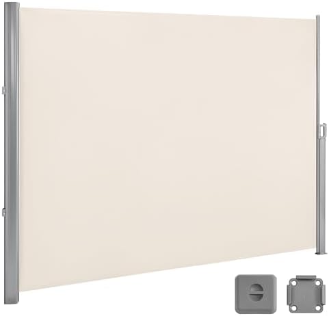 Amazon.com : Kbrellaoutlets 118"x71" Retractable Side Awning, Aluminum ...