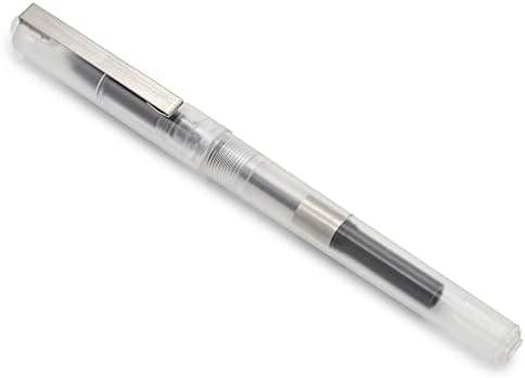 BUZZ COOL Black Fountain Ink Pen With Refill Converter Pump | Elegant ...