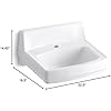 KOHLER K-2031-0 Greenwich Wall-Mount Bathroom Sink, White 1.38 - Wall ...