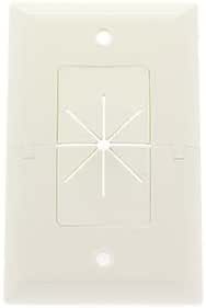 Amazon.com: Split Plate w/Flexible Opening White : Electronics