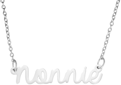 Amazon.com: AHAETH Nonnie Gift Necklace for Grandma Women Nonnie ...