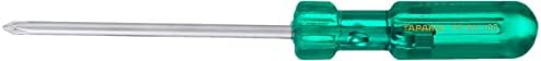 Taparia P3 860 60 Steel Tip No.0 Philips Screw Driver (Green and Silver ...