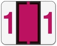 Amazon.com : Smead BCCR and BCCRN Bar Style Color Coded Label (67371 ...