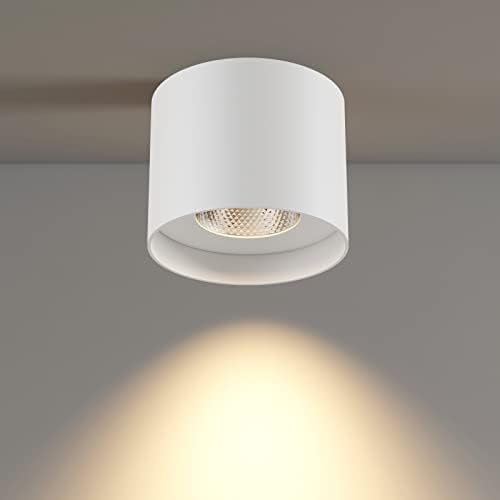 ilucezzo Flush Mount Ceiling Light, 20W LED Dimmable 5.9" Cylinder ...