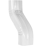 Amazon.com : VYH Downspout Leader Gutter Offset 2x3 White （Offset 3 ...