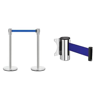 DuraSteel Crowd Control Barriers Line Dividers - Stainless Steel ...
