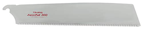 Tajima JPR300 “Japan-Pull” Precision Pull-Stroke Saw, Black/Silver, 300 ...